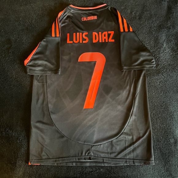 adidas | Shirts | Luis Diaz Colombia 7 Sxl Away Jersey Copa America 224 ...